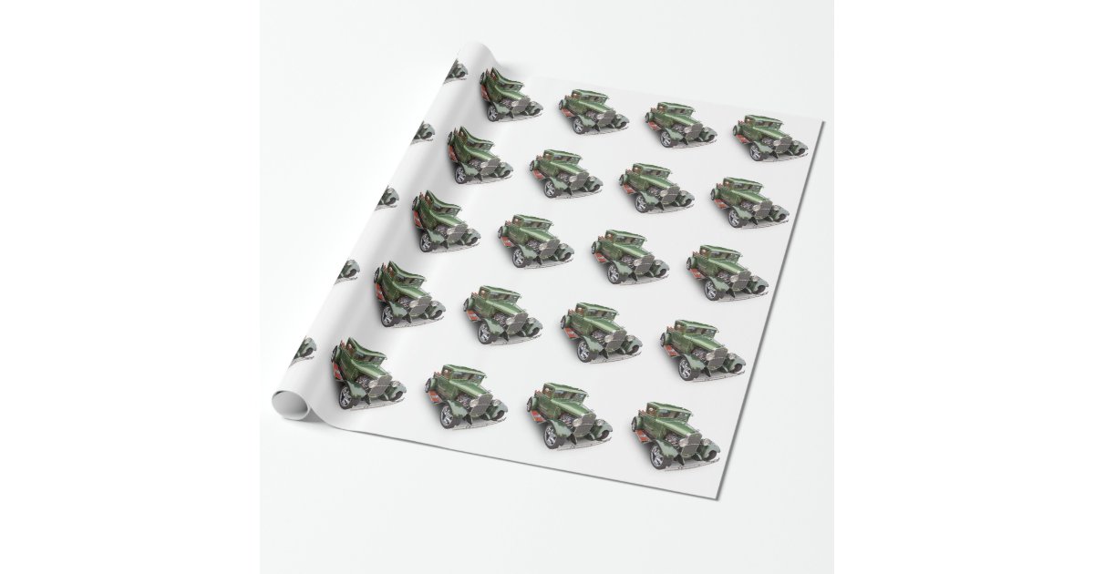 VINTAGE PICKUP TRUCK WRAPPING PAPER | Zazzle