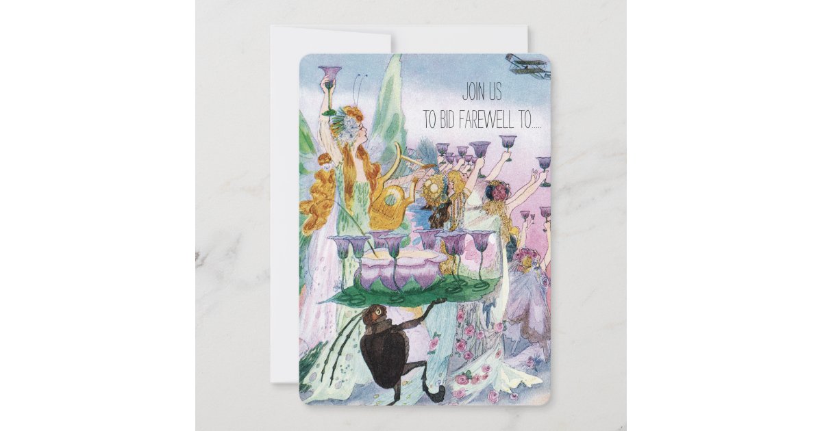 Vintage Pilot or Flight Attendant Retirement Party Invitation | Zazzle