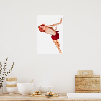 Vintage Pin Up - Poster | Zazzle