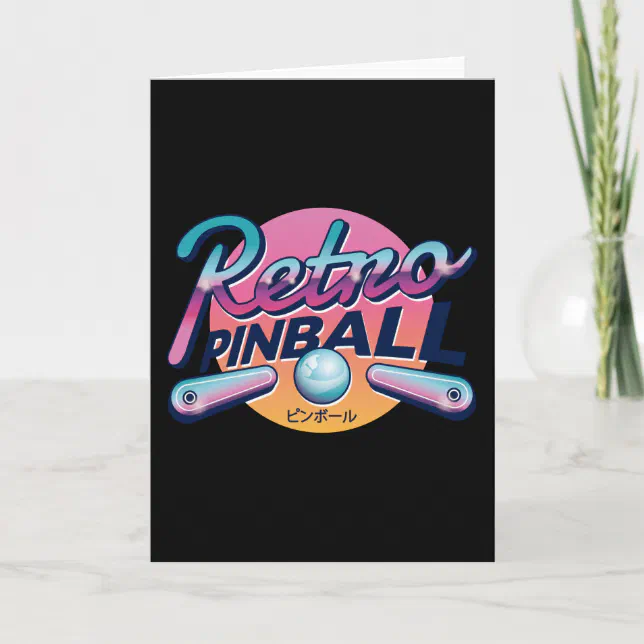 Vintage PINBALL Card | Zazzle