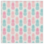 Hawaiian Pineapple Pattern Tropical design Fabric | Zazzle