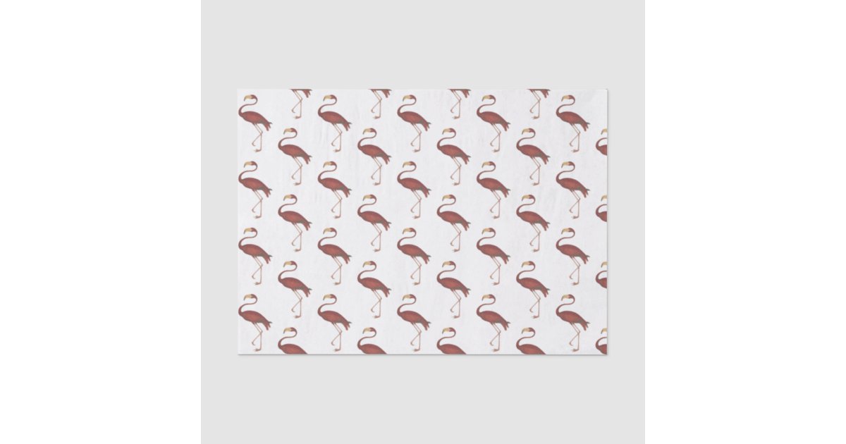 Vintage Pink Flamingo #2 Tissue Paper | Zazzle