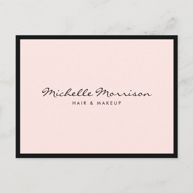 Vintage Pink Makeup and Beauty Postcard | Zazzle