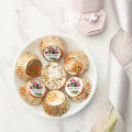 Vintage Pink Wedding Roses Reese's Peanut Butter Cups | Zazzle