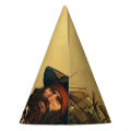 Vintage Pirate Birthday Party Ahoy Matey Old Map Party Hat | Zazzle