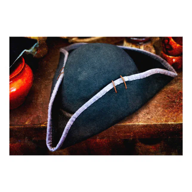 Vintage Pirate Triangle Hat Photo Print | Zazzle