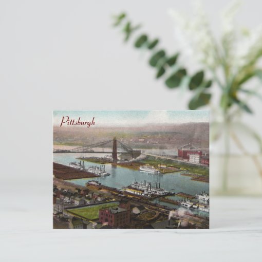 Vintage Pittsburgh 1800s Postcard | Zazzle