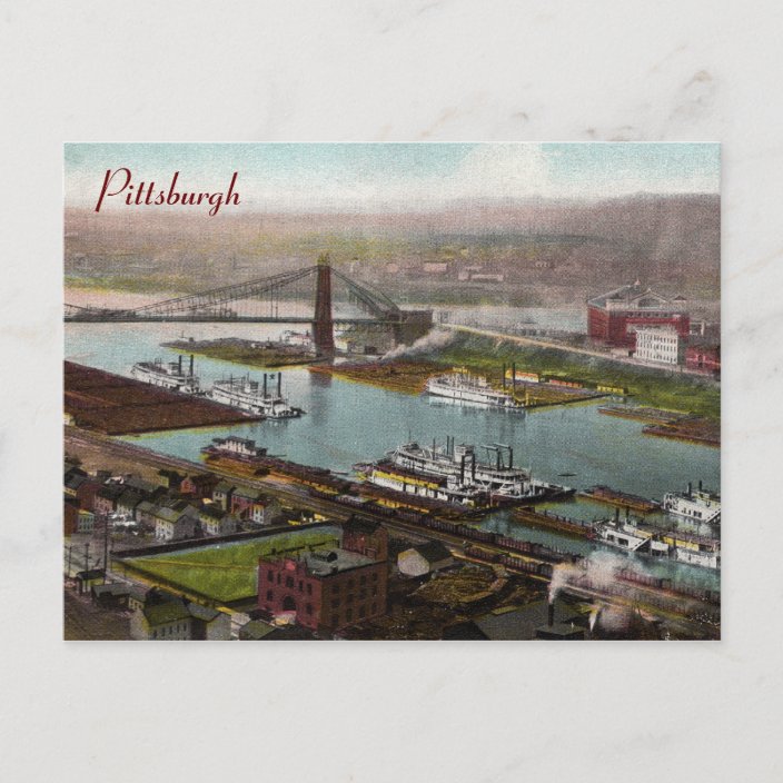Vintage Pittsburgh 1800s Postcard | Zazzle.com