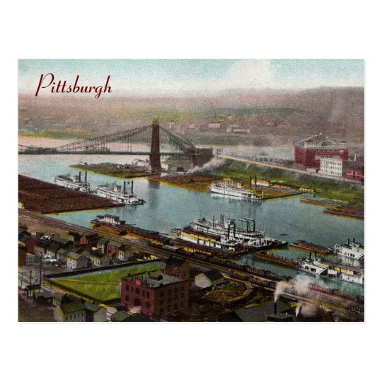 Vintage Pittsburgh 1800s Postcard | Zazzle.com