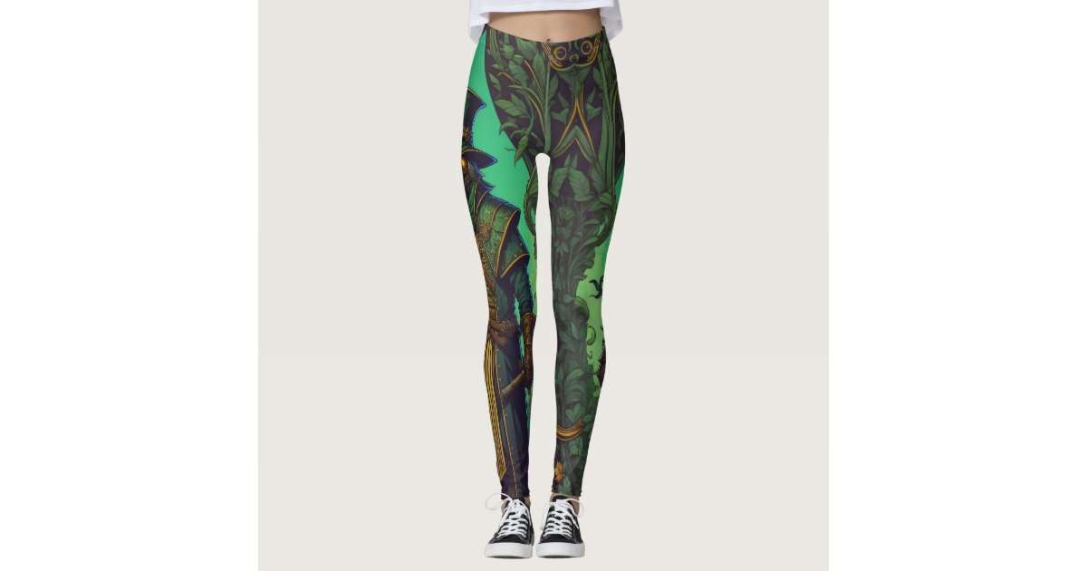 Vintage Plague Doctor SCP-049 Halloween Steampunk Leggings | Zazzle
