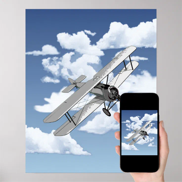 Vintage Plane Poster | Zazzle