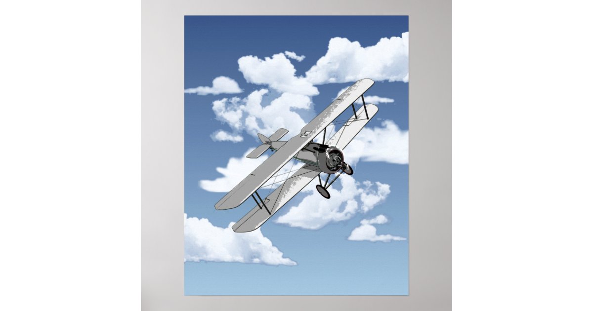 Vintage Plane Poster | Zazzle