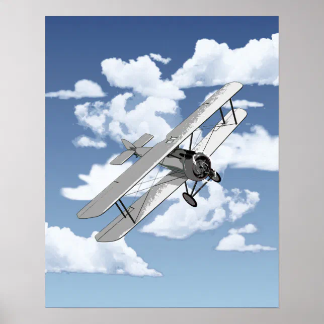 Vintage Plane Poster | Zazzle