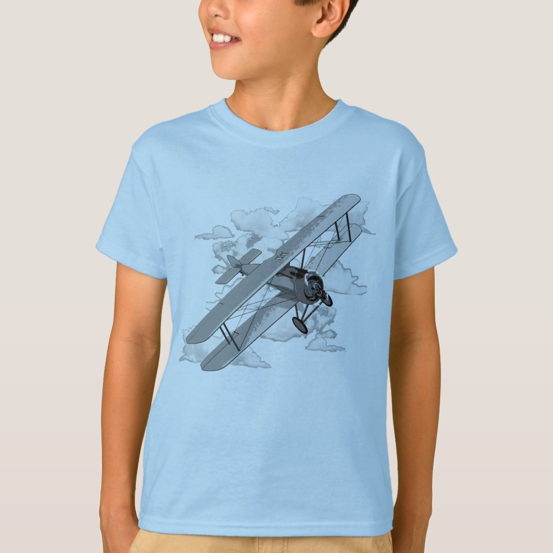 Vintage Plane T-Shirt | Zazzle