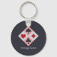Vintage Playing Cards Colors Keychain | Zazzle