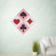 Vintage Playing Cards Colors Wall Decal | Zazzle