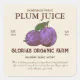 Vintage Plum Fruit Juice Custom Product Label | Zazzle