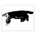Vintage Pointing Finger Rubber Art Stamp | Zazzle