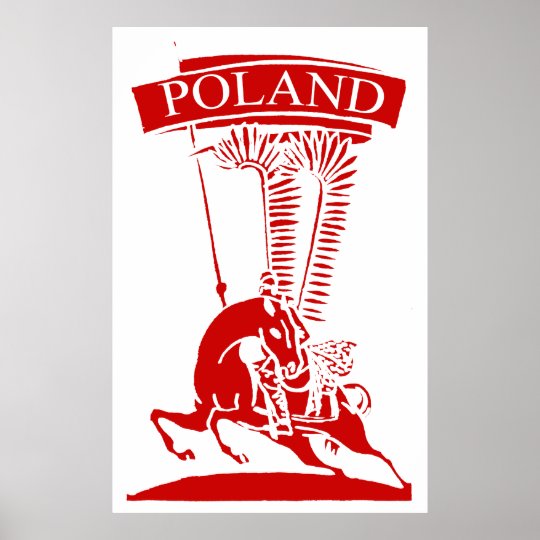 Vintage Polish Winged Hussar Poster | Zazzle.com