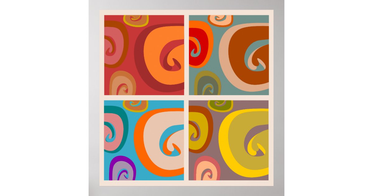 Vintage Pop art 60s style art Poster | Zazzle