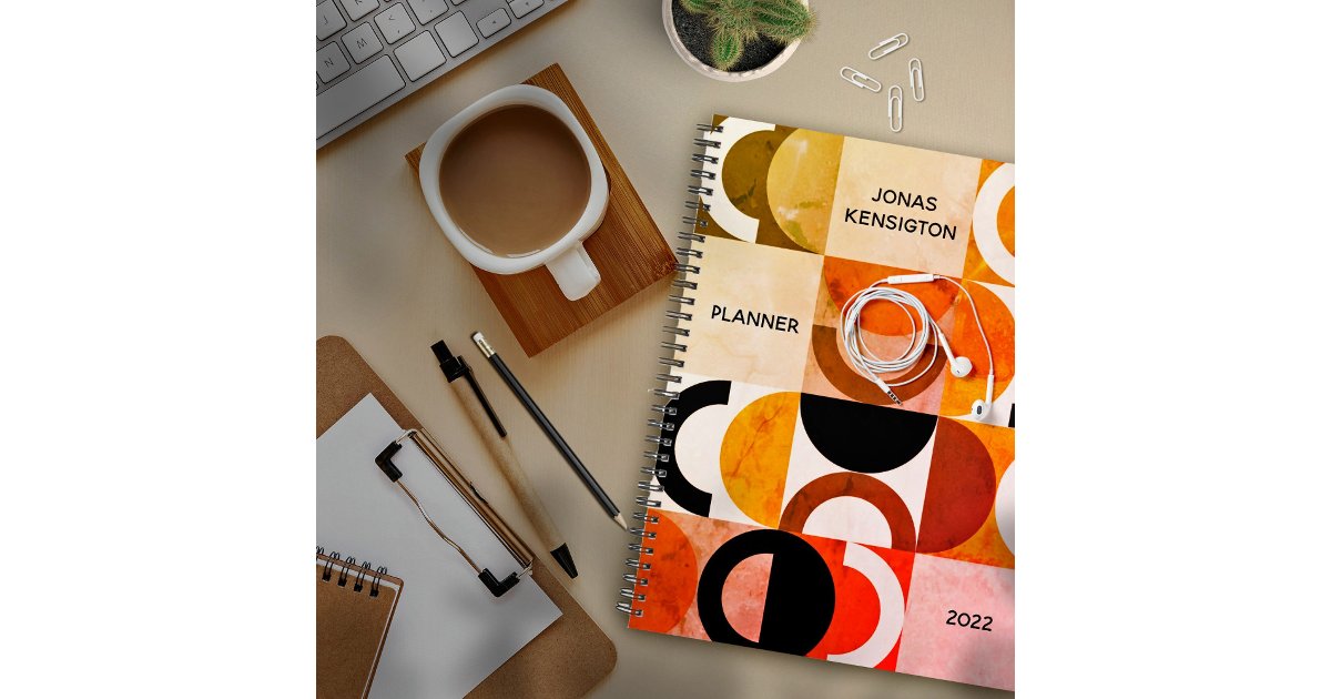 Vintage Pop Art Planner | Zazzle
