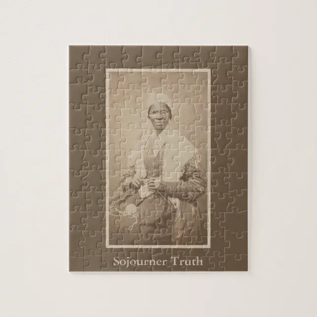 Vintage Portrait of Abolitionist Sojourner Truth Jigsaw Puzzle | Zazzle