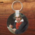 Vintage portrait of composer, Ludwig von Beethoven Keychain | Zazzle