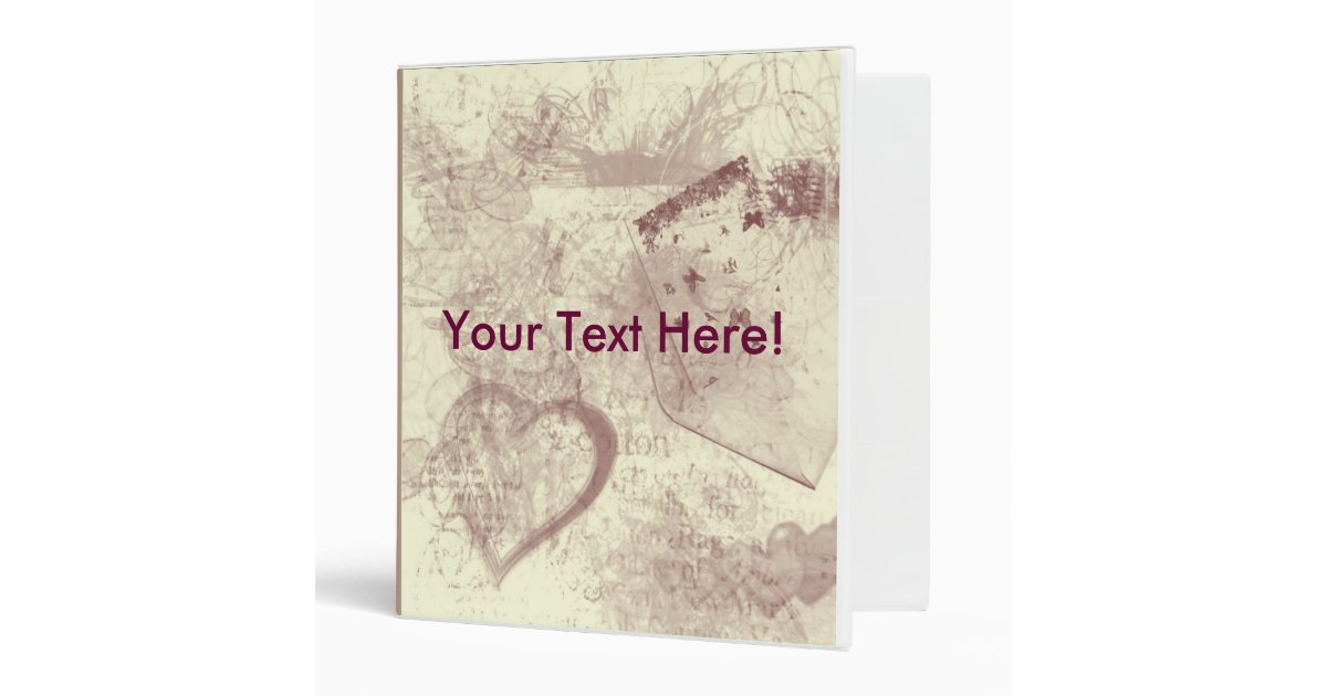 Vintage Postcard 3 Ring Binder | Zazzle
