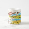 Vintage Postcard Map of Kansas the Turnpike Mug | Zazzle