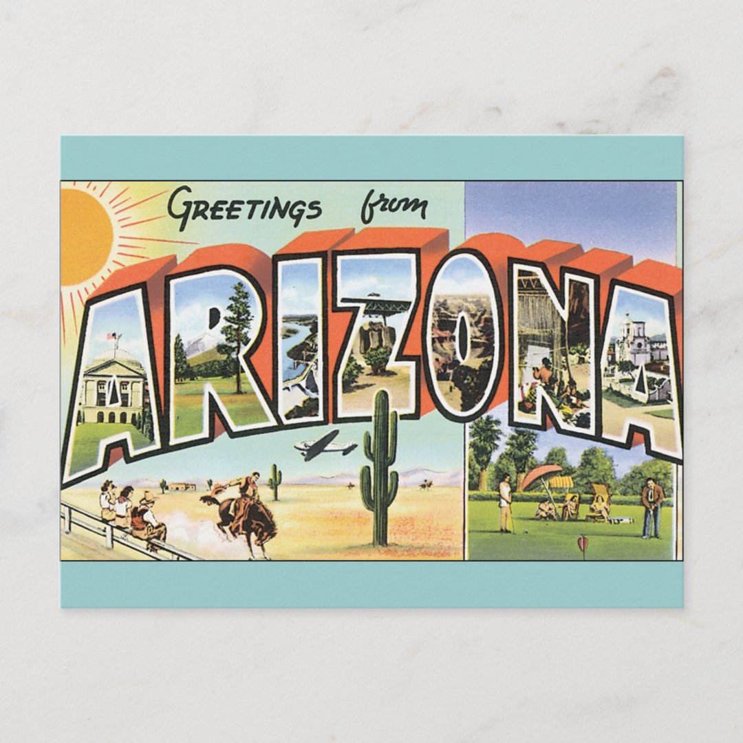 Vintage Postcards Arizona | Zazzle