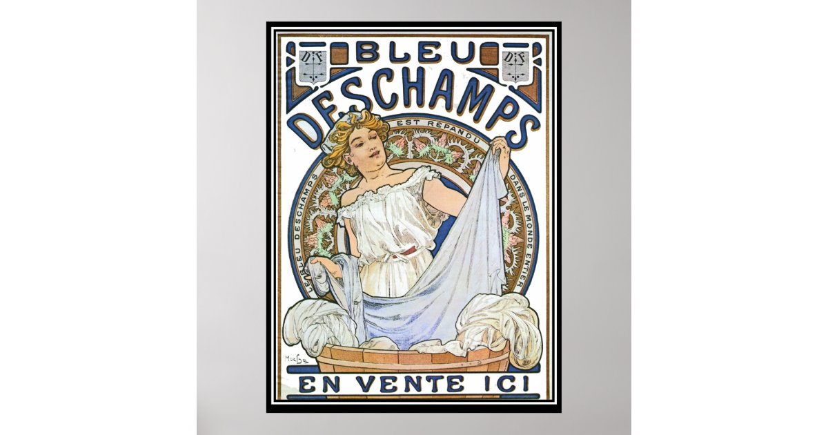 Vintage Poster Alphonse Mucha Ad | Zazzle