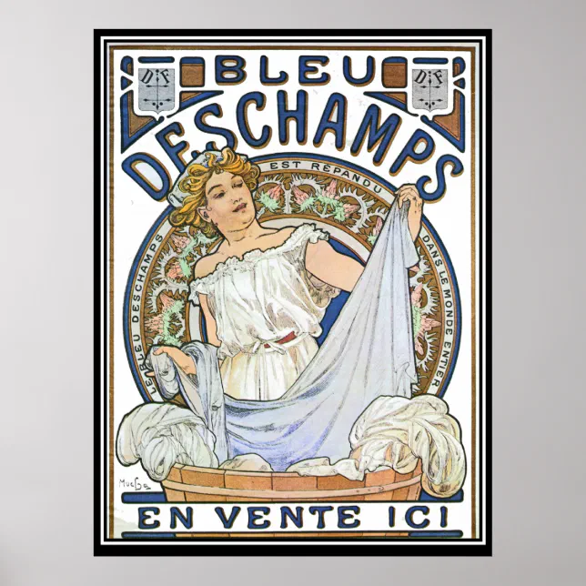 Vintage Poster Alphonse Mucha Ad | Zazzle