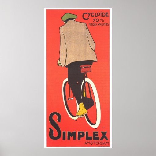 Vintage Poster Art - Simplex Bicycles | Zazzle