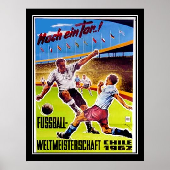 Vintage poster Soccer retro | Zazzle.com