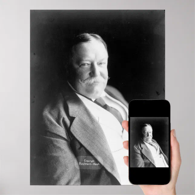 Vintage President William Howard Taft Photograph Poster | Zazzle
