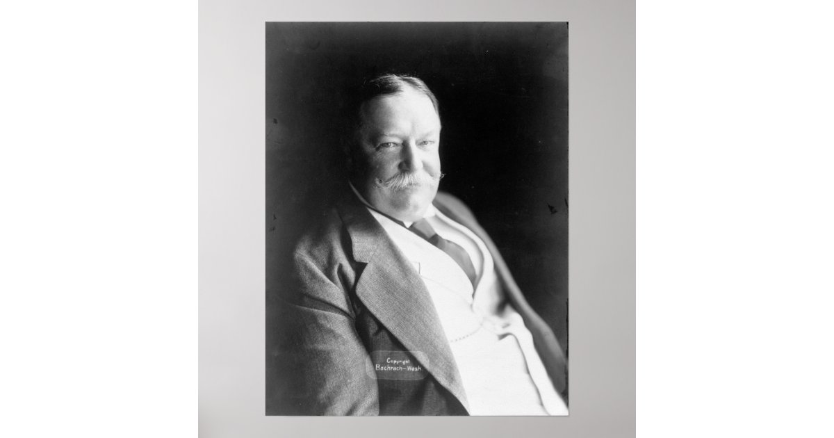 Vintage President William Howard Taft Photograph Poster | Zazzle