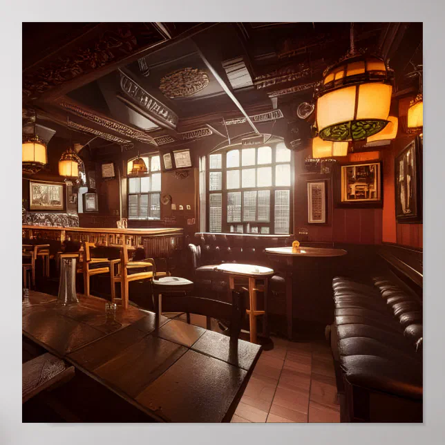 Vintage Pub Poster | Zazzle