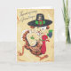 Vintage Puppy Dog Riding Turkey Thanksgiving Holiday Card | Zazzle