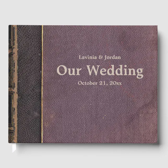Vintage Purple Book | Zazzle
