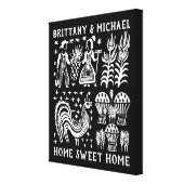 Vintage Pyrex Pattern - Butterprint (Amish Farmer) Canvas Print | Zazzle