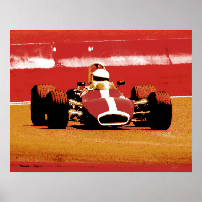 Vintage Racing in Color Poster | Zazzle