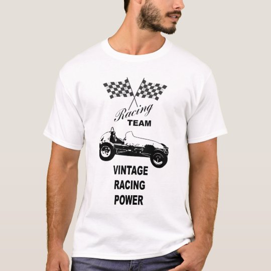 vintage racing logo T-Shirt | Zazzle.com
