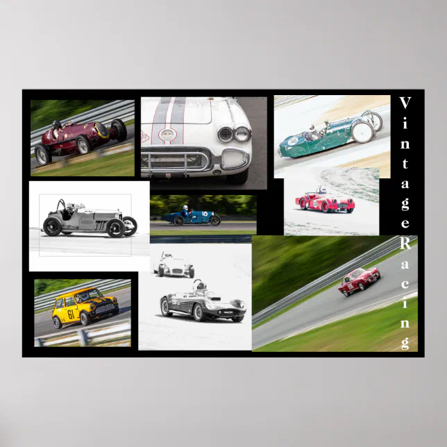 Vintage Racing Poster | Zazzle