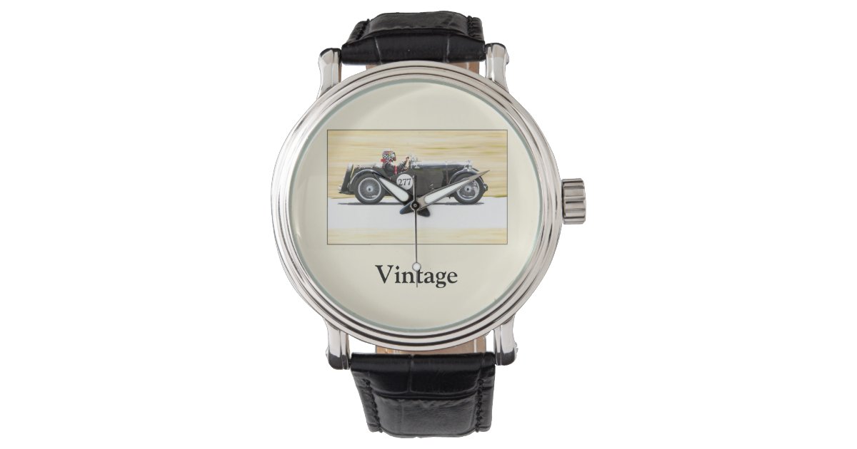 Vintage Racing Watch | Zazzle