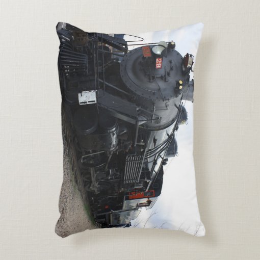 Vintage Railroad Steam Train Decorative Pillow | Zazzle