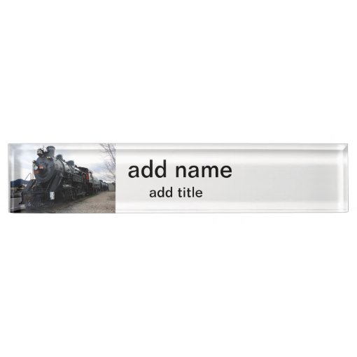 Vintage Railroad Steam Train Nameplate | Zazzle