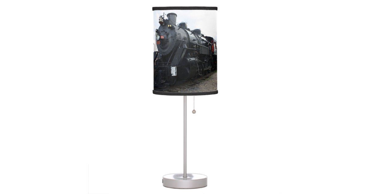 Vintage Railroad Steam Train Table Lamp | Zazzle