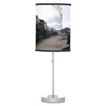 Vintage Railroad Steam Train Table Lamp | Zazzle