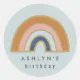 Vintage Rainbow Classic Round Sticker | Zazzle