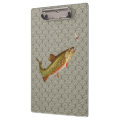 Vintage Rainbow Trout Fly Fishing Clipboard | Zazzle